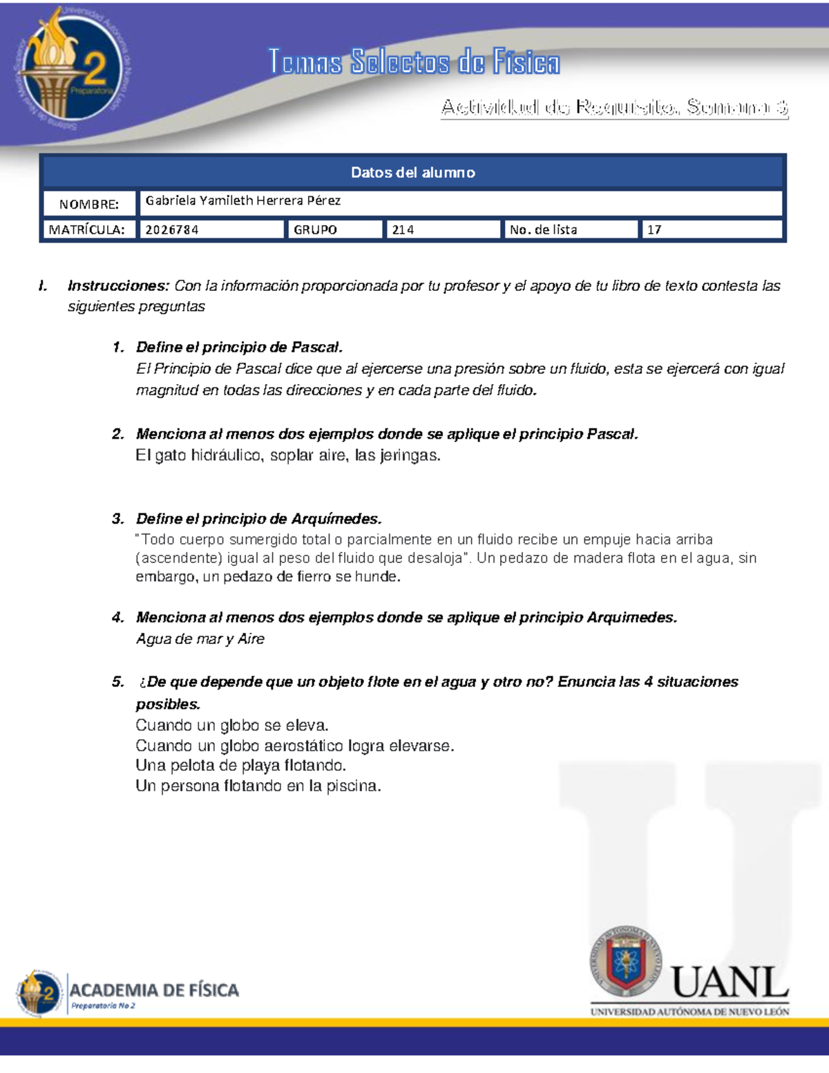 TSF Actividad de Requisto Semana 3 - I. Instrucciones: Con la ...