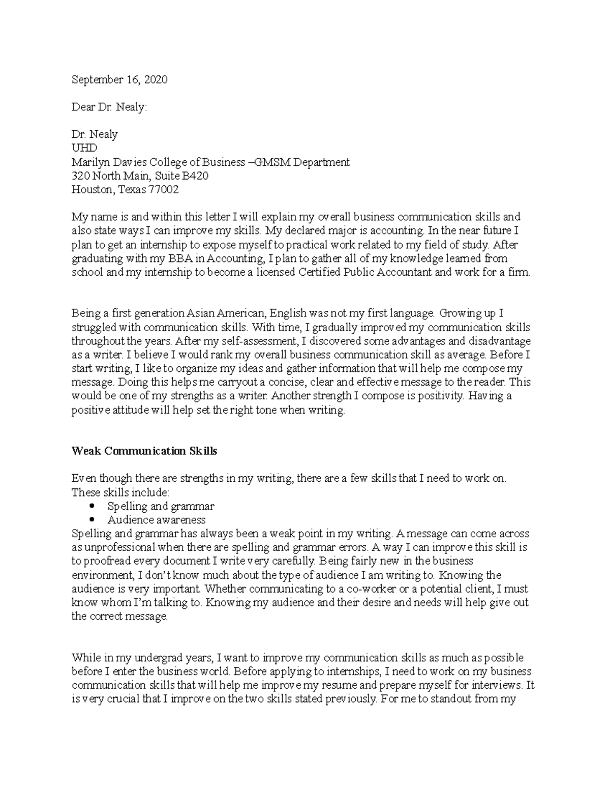 Ibdcp letter PAPER - September 16, 2020 Dear Dr. Nealy: Dr. Nealy UHD ...