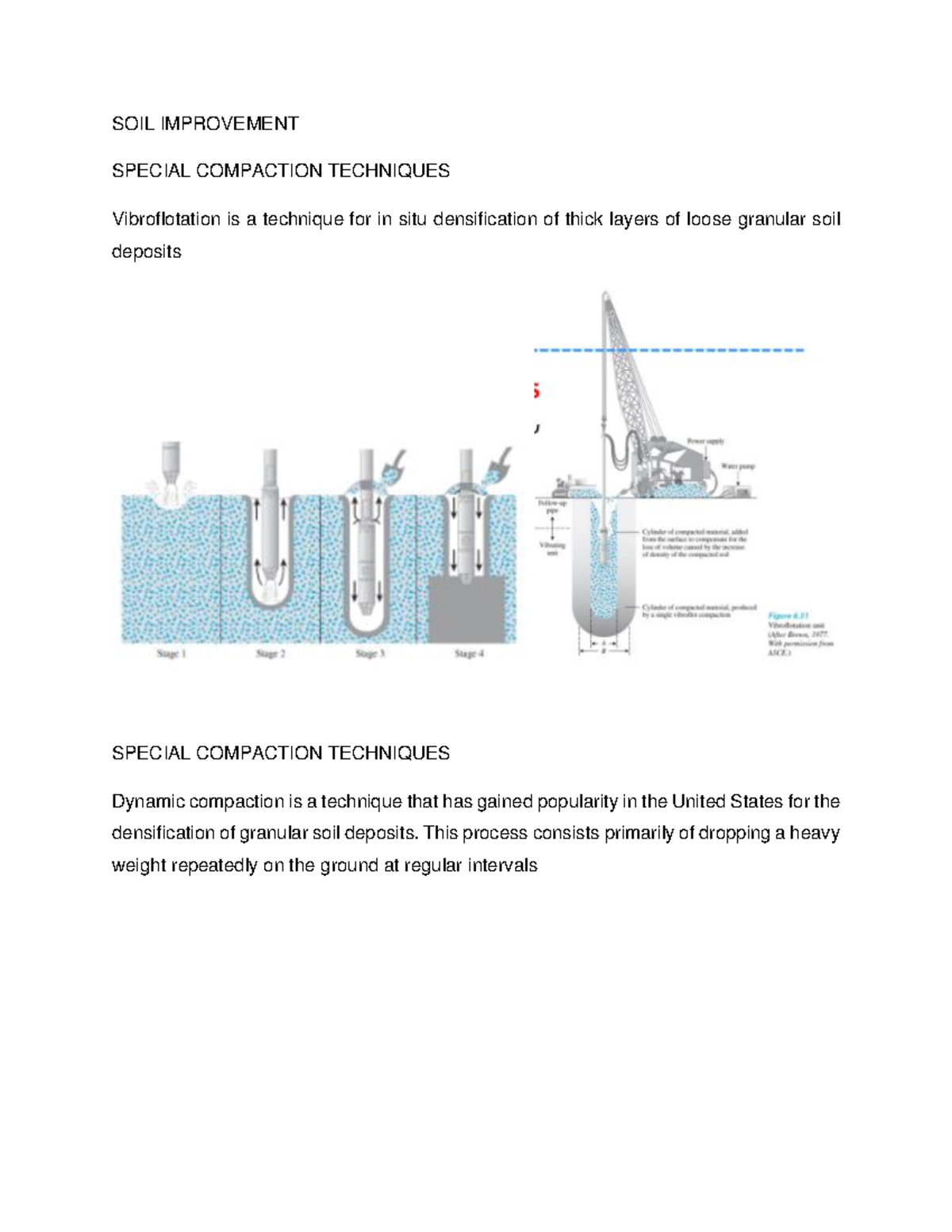 SOIL Improvement - SOIL IMPROVEMENT SPECIAL COMPACTION TECHNIQUES ...