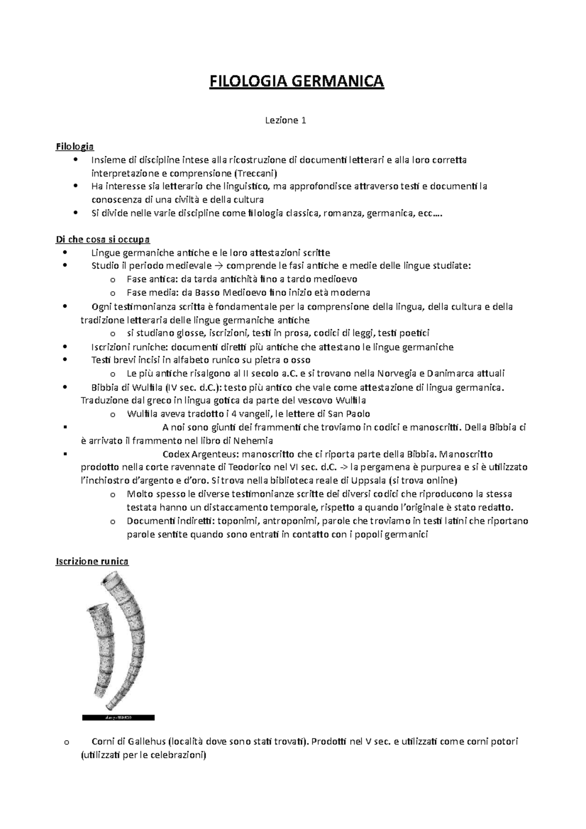 Filologia Germanica - FILOLOGIA GERMANICA Lezione 1 Filologia Insieme ...