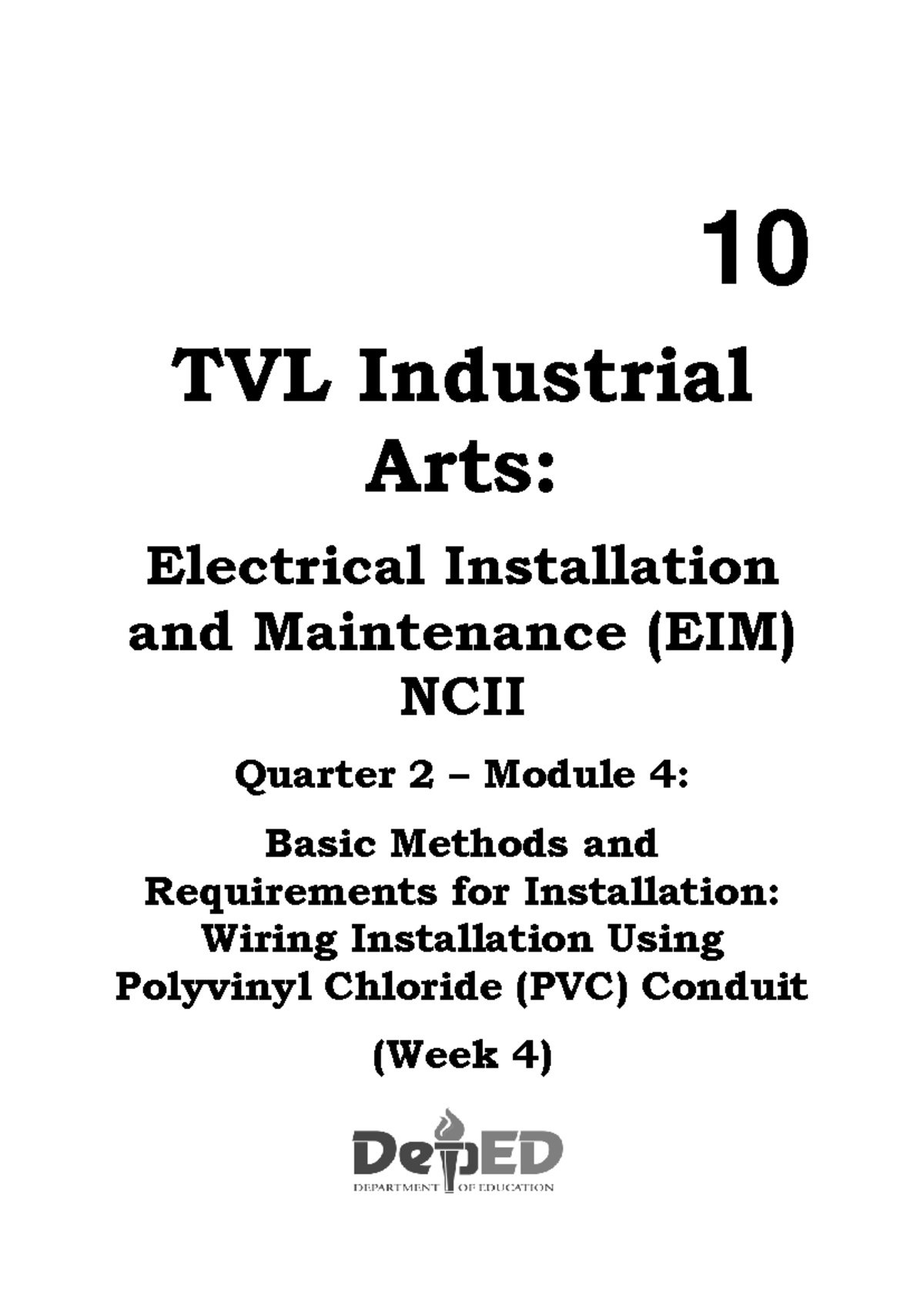 4 Q2-TLE-Electronics - Module 4 Quarter 2 Industrials Arts in ...