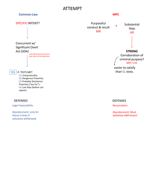 MPC, CL, FL chart - Model Penal Code Common Law Florida Law Purposely ...