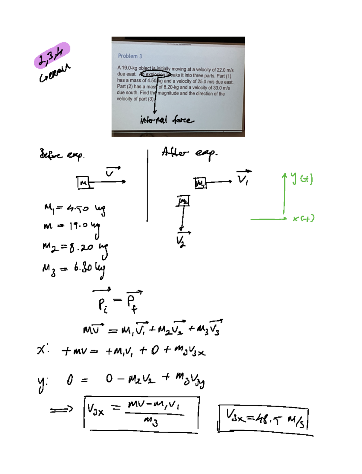 Lecture-12P - Prof. Brahmia - 2,3M Geta T internal force Befoe exp After eap at a t II y't My 4 ...