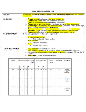 LAB 1 Fineness - lab 1 - CIVIL ENGINEERING LABORATORY UITM CAWANGAN ...