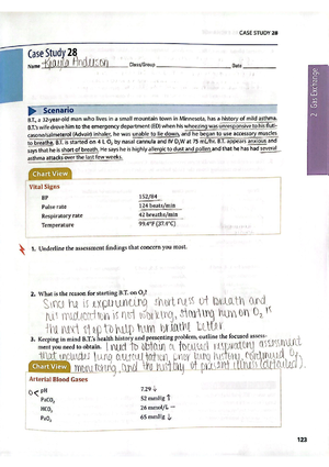 Case Study #74 - Clinical Reasoning Cases in Nursing textbook - NR4163 ...