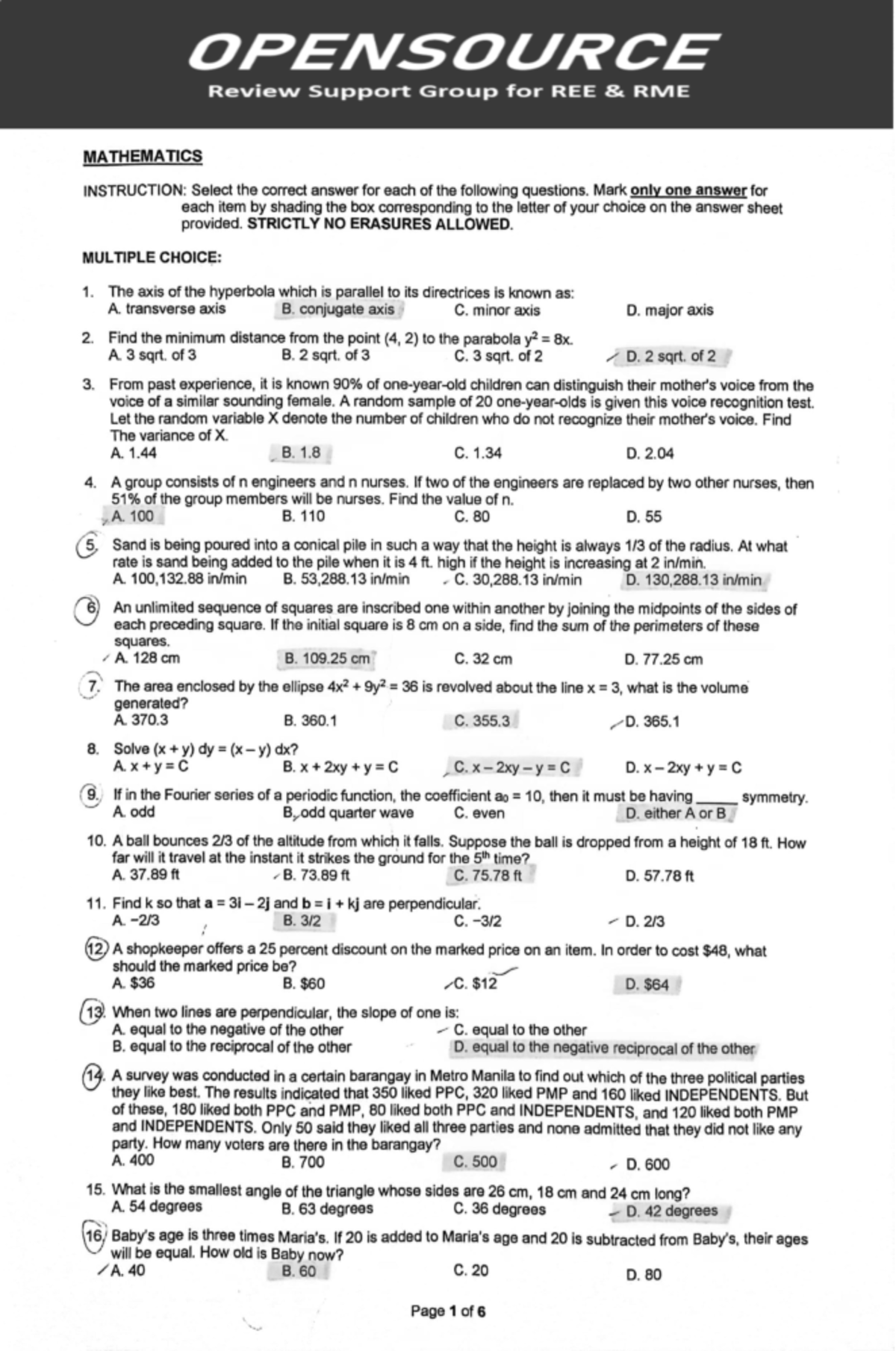 MATH Ayuda April 2024 - Bachelor of Science in Electrical Engineering - Studocu