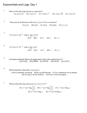 Emily Parini - day 6 one and two sided limits - Unit 10 Intro to ...