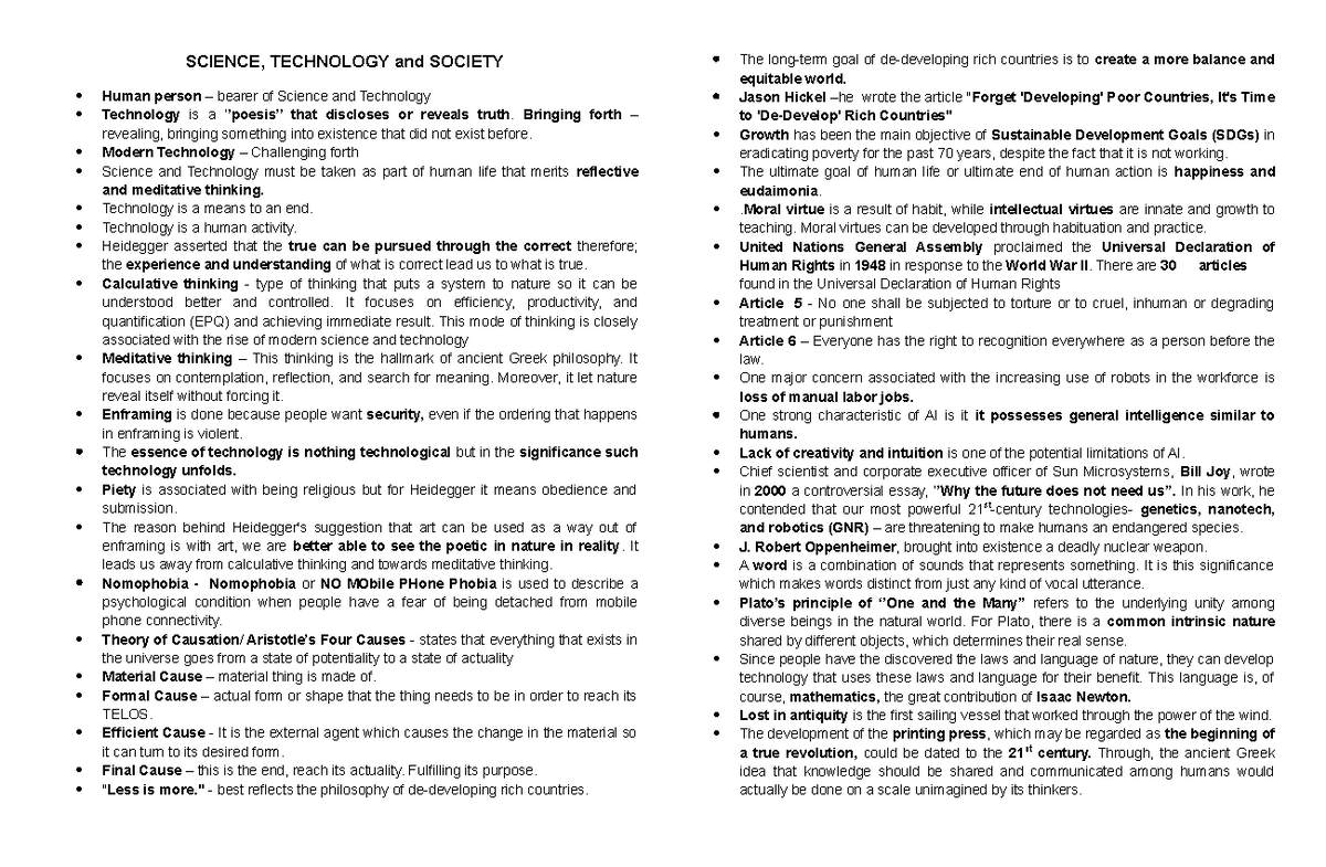 Reviewer-STS-final - nothing - SCIENCE, TECHNOLOGY and SOCIETY Human ...