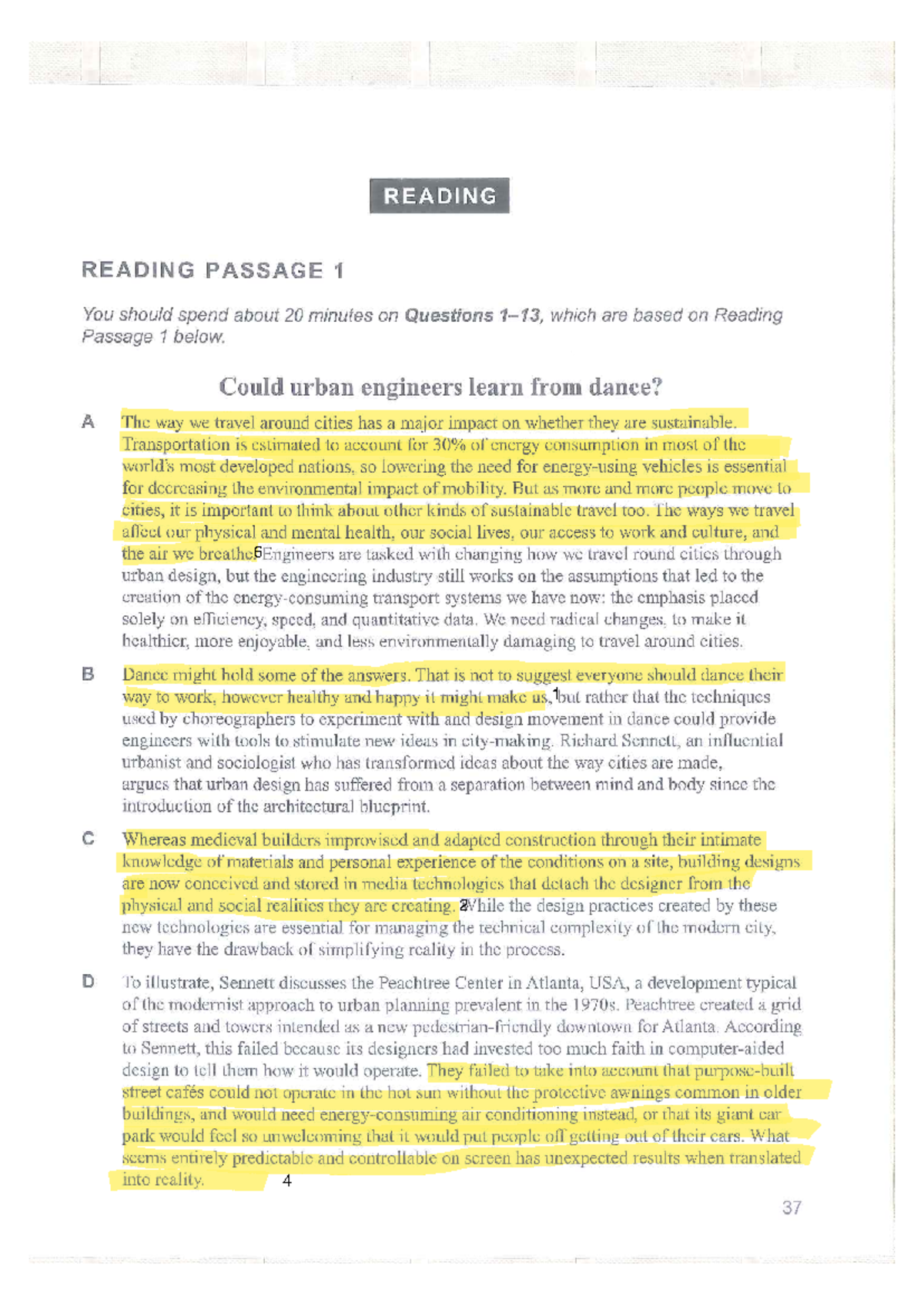 Reading Practice TEST 2 - Ielts Reading - Studocu