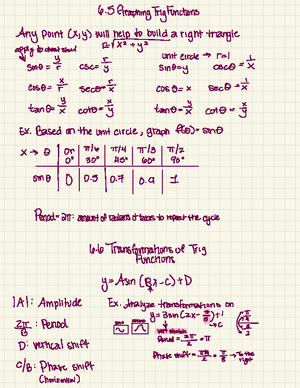 6.1 Intro to Trig - Irigonometry Triangles (measurements It studies the ...