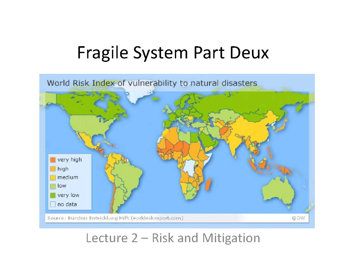 Fragile Systems II Lecture 2 2023W2 - Fragile System Part DeuxLecture 2 ...