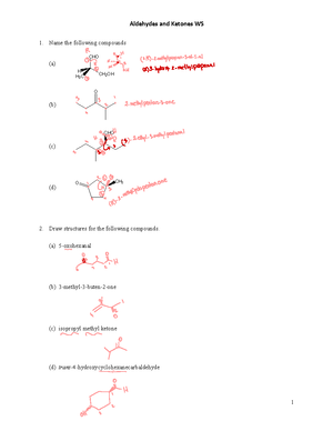 Alpha-Carbon-WS - Alpha-Carbon-WS - Alpha Carbon Chemistry WS I. Refer ...