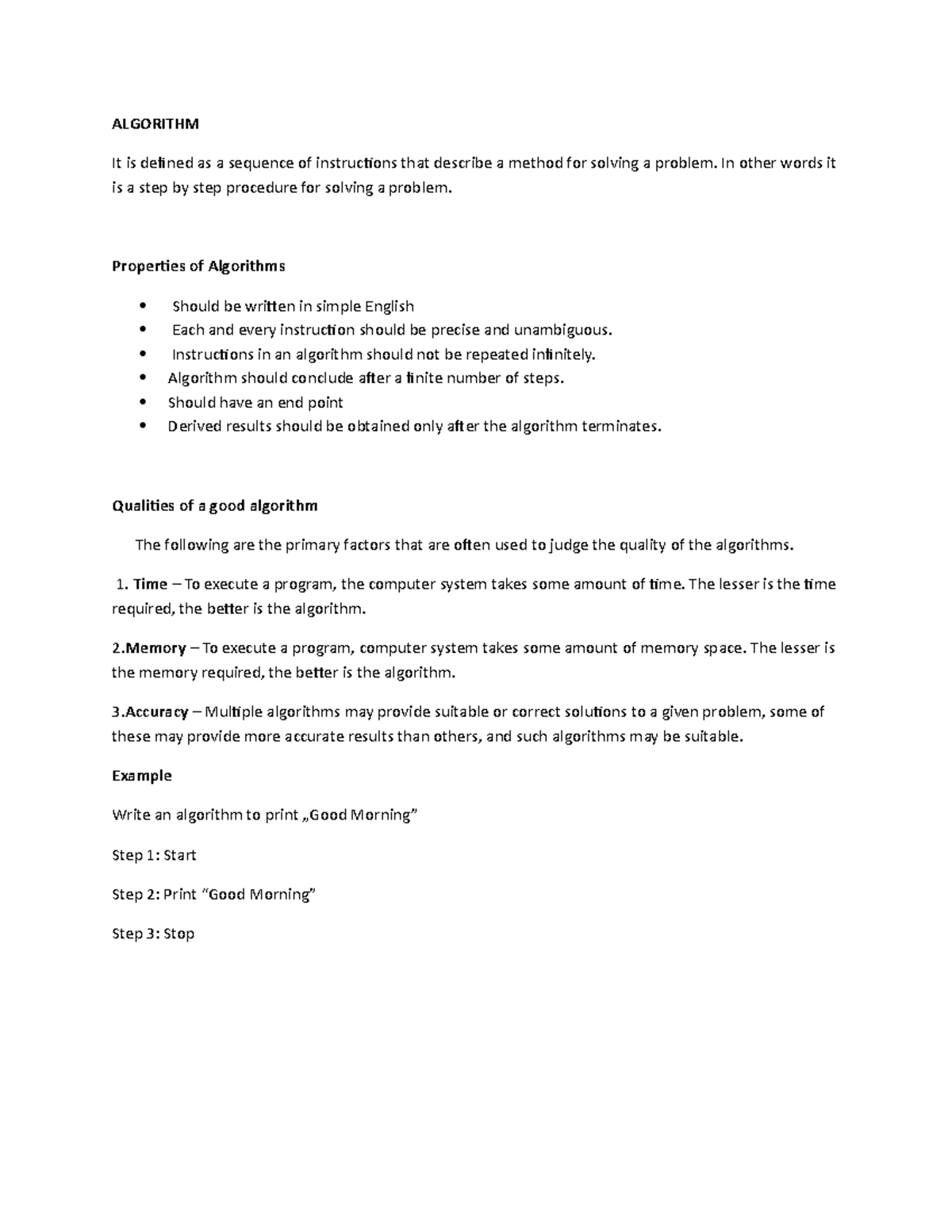 PS2 algorithm - Summary notes made easy for exam preparations ...