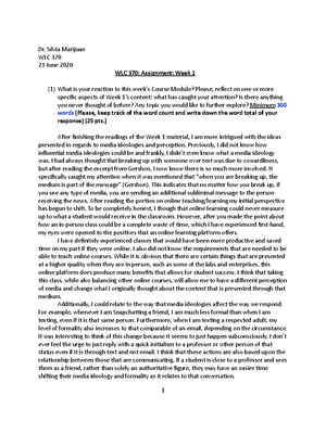 Field Notes 2 - Silvia WLC 370 07/18/ Field Notes 2 For my second Field ...