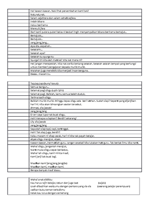 Skrip Pentaksiran Kumpulan- Bertutur 2 - PENTAKSIRAN KUMPULAN (12 – 15 ...