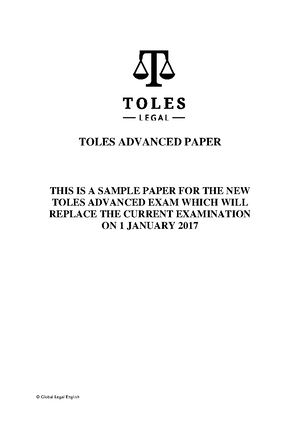 Toles Advanced sample (1 EAXAM PDF ANSWER - Business and economic ...