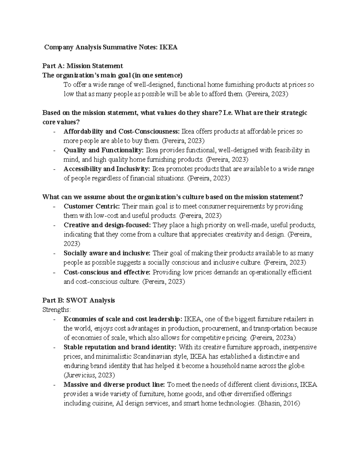 Arshiya Mohamed Nasirkhan ; BOH4M ; Unit 4 Company Analysis Summative ...