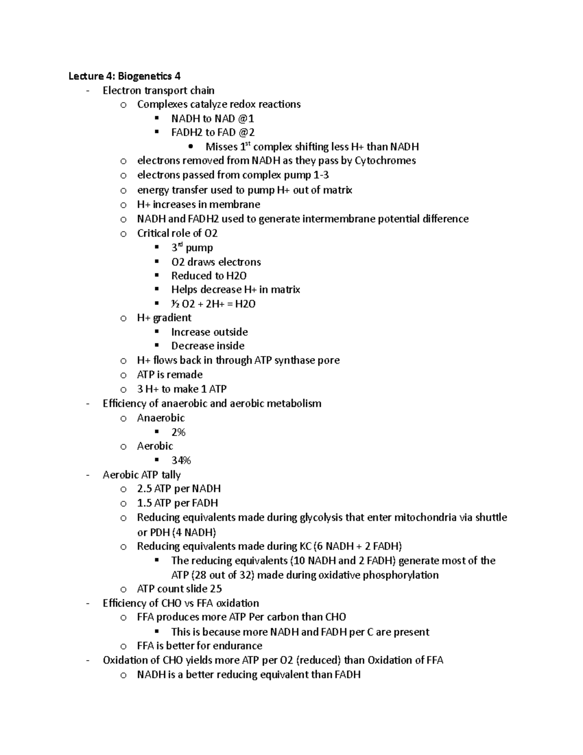 Lecture 4 - Biogenetics - Studocu