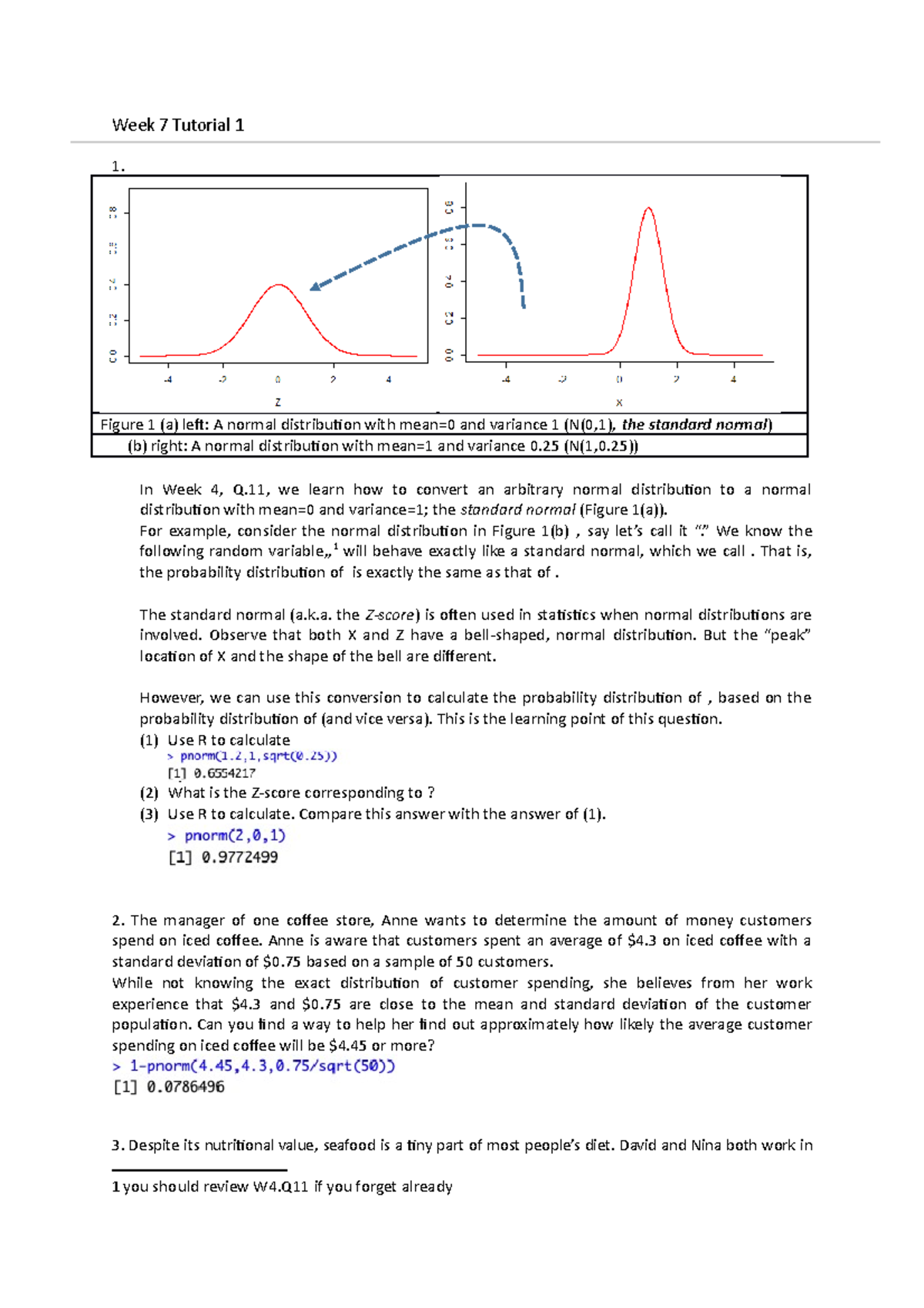 Week7 clone(1) - Week 7 clone - Week 7 Tutorial 1 1. Figure 1 (a) left ...