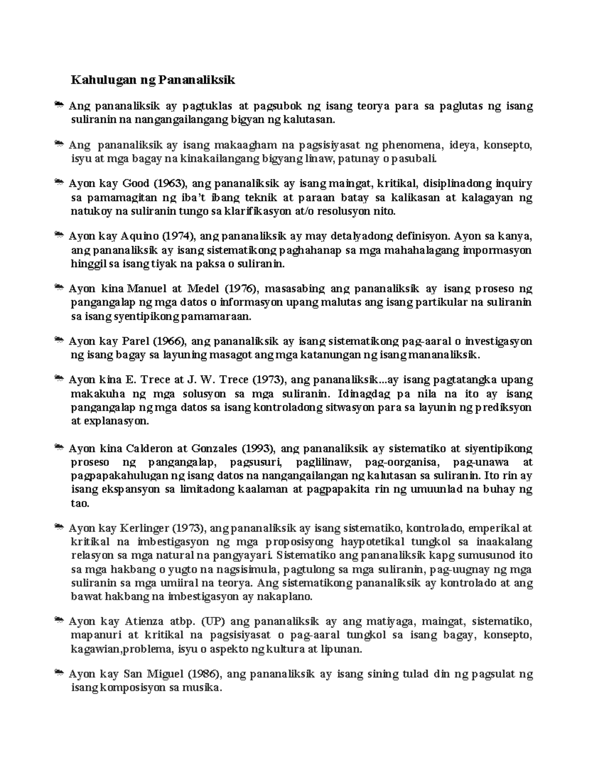 Kahulugan ng Pananaliksik - Ang pananaliksik ay isang makaagham na ...