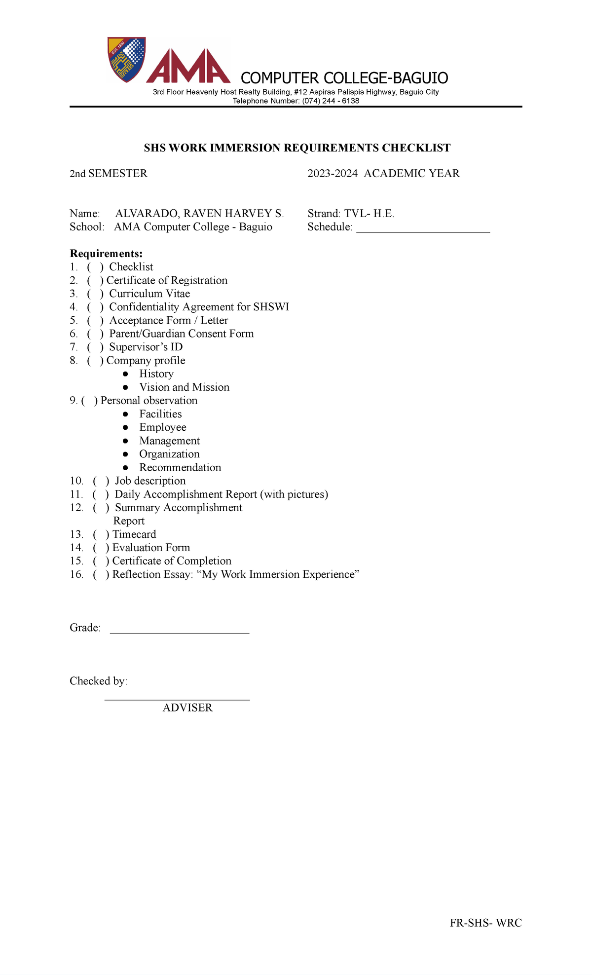 2 - sdfghjkl;' - COMPUTER COLLEGE-BAGUIO 3rd Floor Heavenly Host Realty Building, #12 Aspiras ...