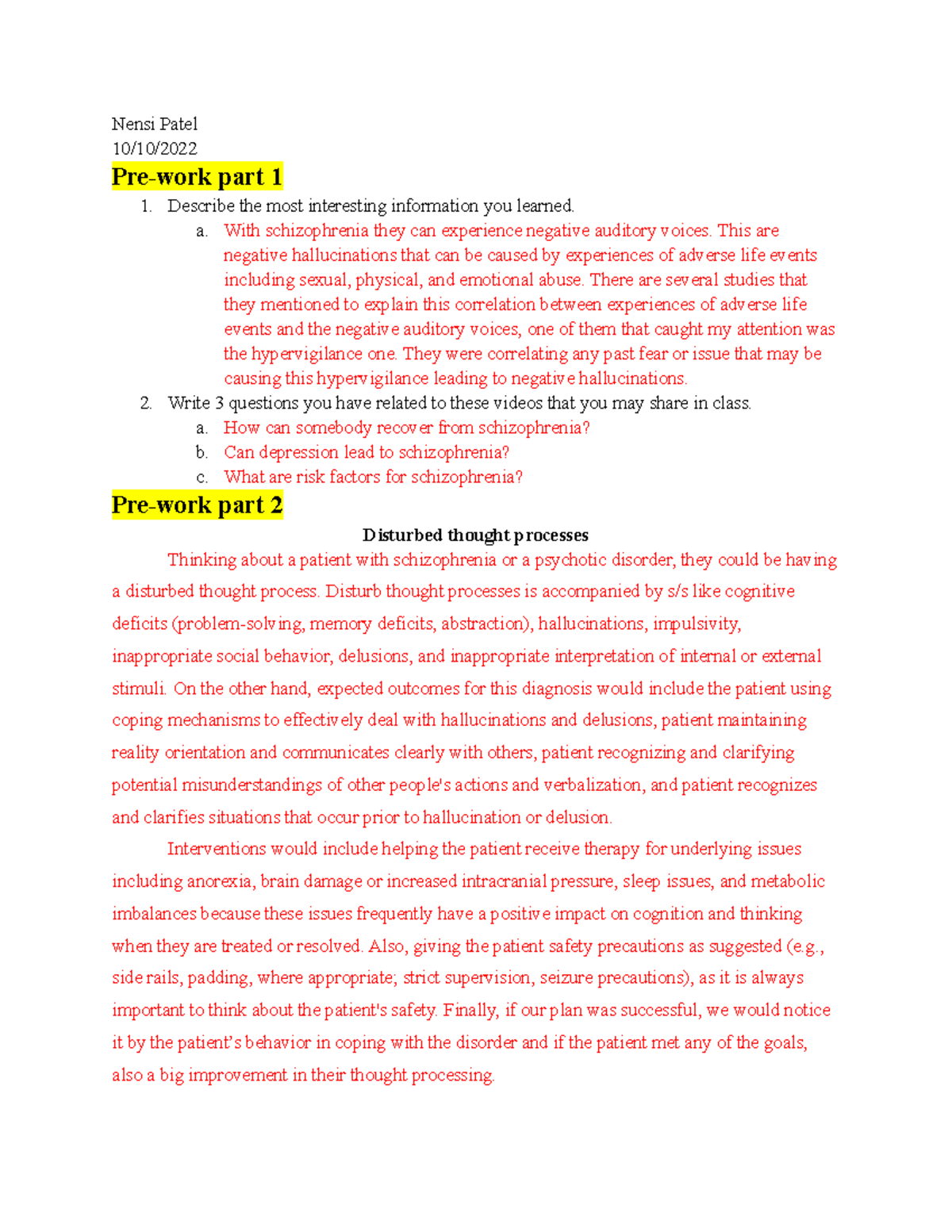 Pre work sim lab 2 - prep work done for simulation #2 - Nensi Patel 10 ...