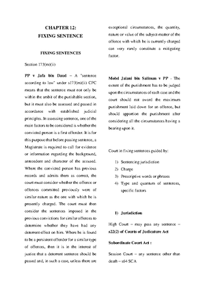 Chapter 10 Sentencing Principle - CHAPTER 10: SENTENCING PRINCIPLE ...