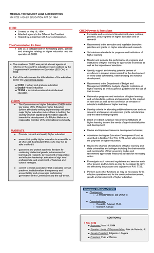 Medtech LAWS Ethics - mtk - MUST TO KNOW IN MEDICAL TECHNOLOGY LAWS AND ...