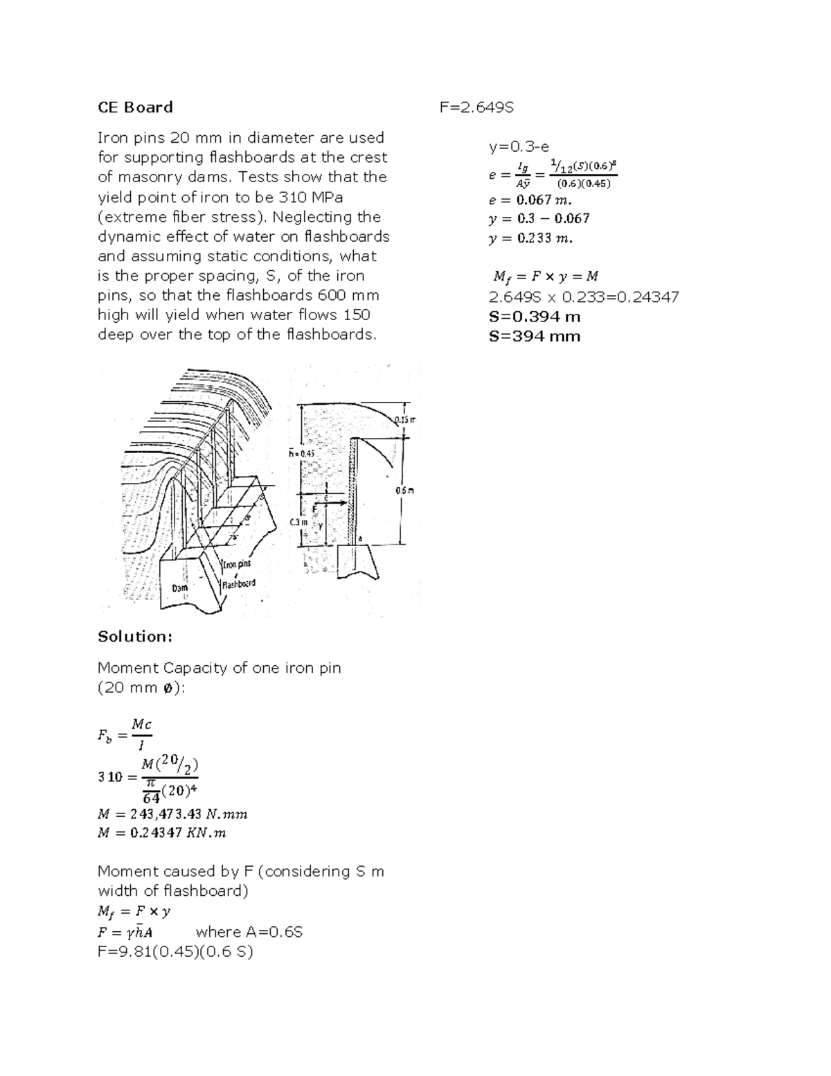 CE board reviewer: composed of various problems with solutions - CE Board Iron pins 20 mm in ...