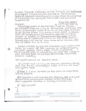 O.chem Problem set 3 - CHEM 2323 - Studocu
