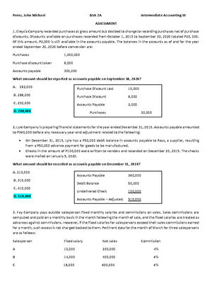 Accounting for Materials Problems with Answers - ACCOUNTING FOR ...