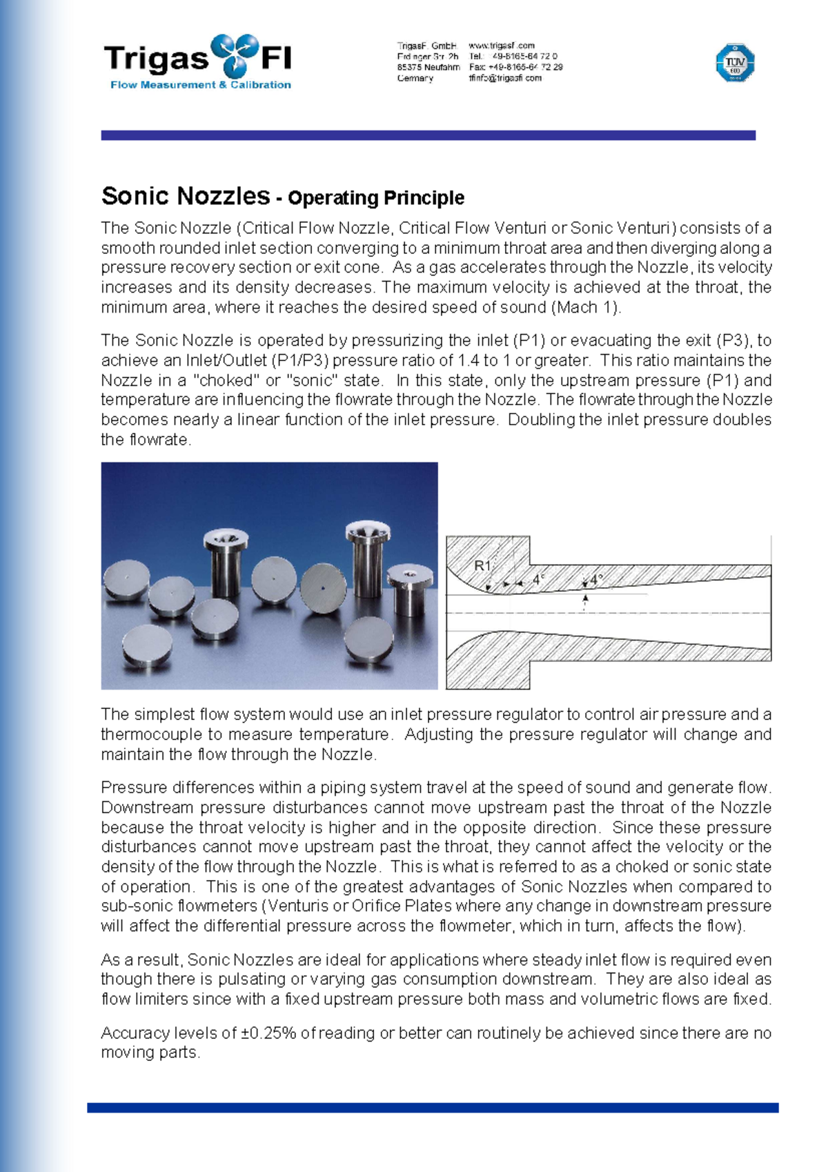 Sonic Nozzles Operating Principle - Sonic Nozzles - Operating Principle ...