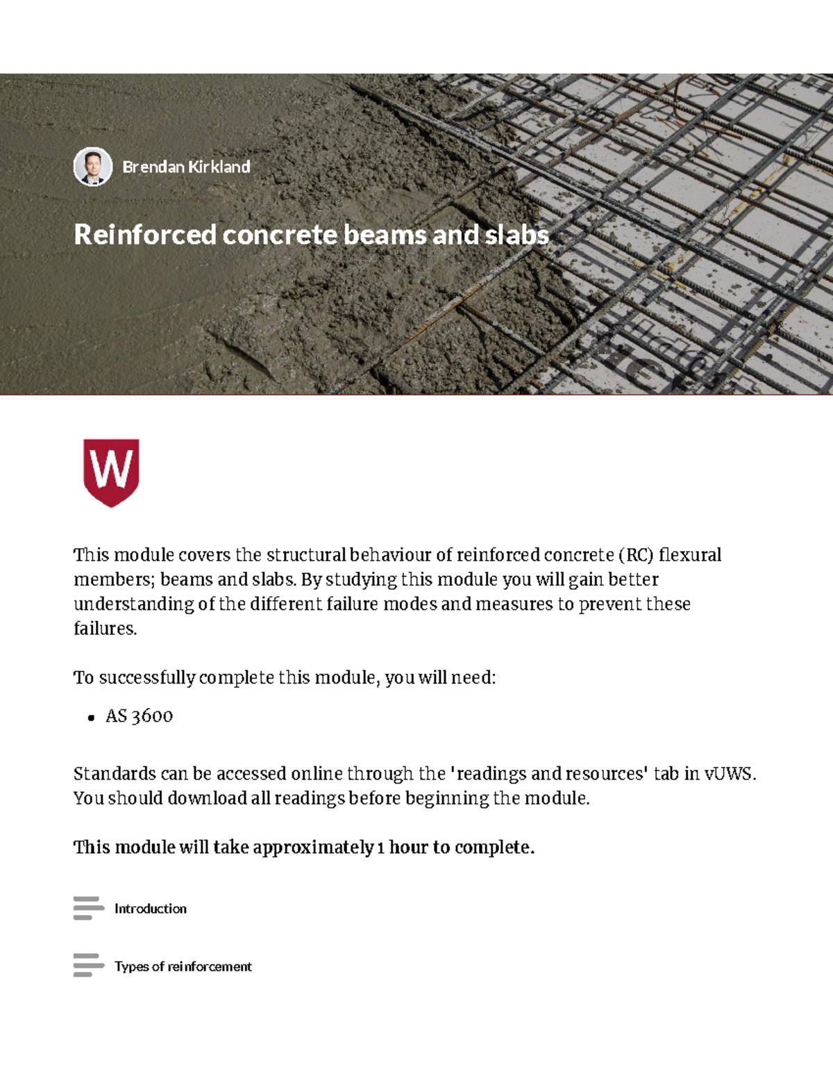 Reinforced Concrete Beams and Slabs - This module covers the structural ...