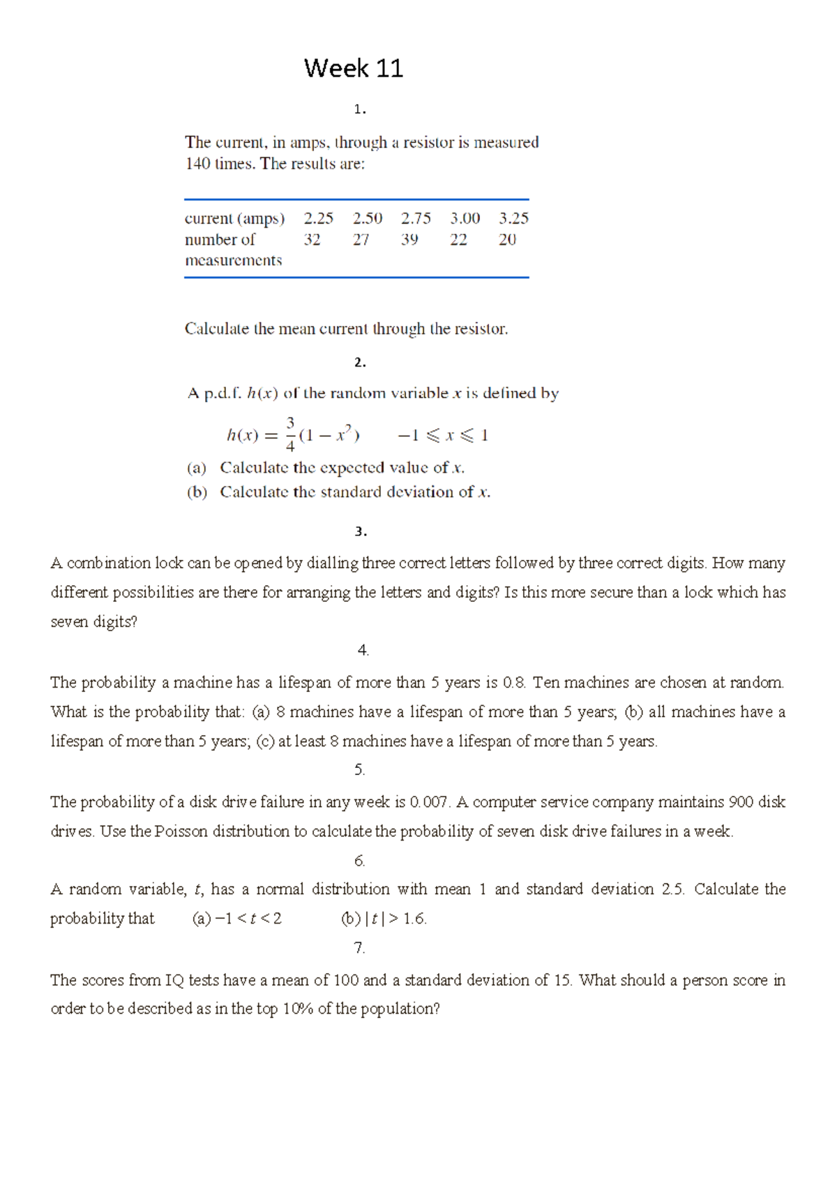 Week 11 tutorial - Week 11 A combination lock can be opened by dialling three correct letters ...