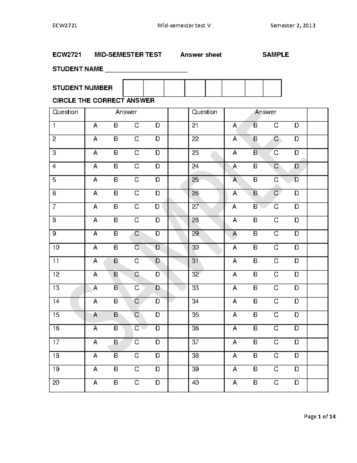 Ecw 2 - Business marketing lecture notes that describe that would help ...