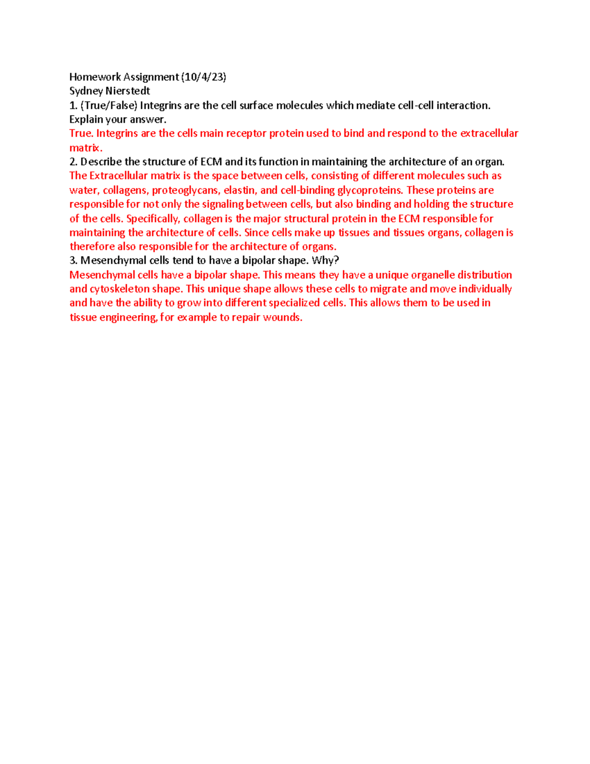 BME Hw 7 - Number 1 was wrong on mine, see attached correction ...