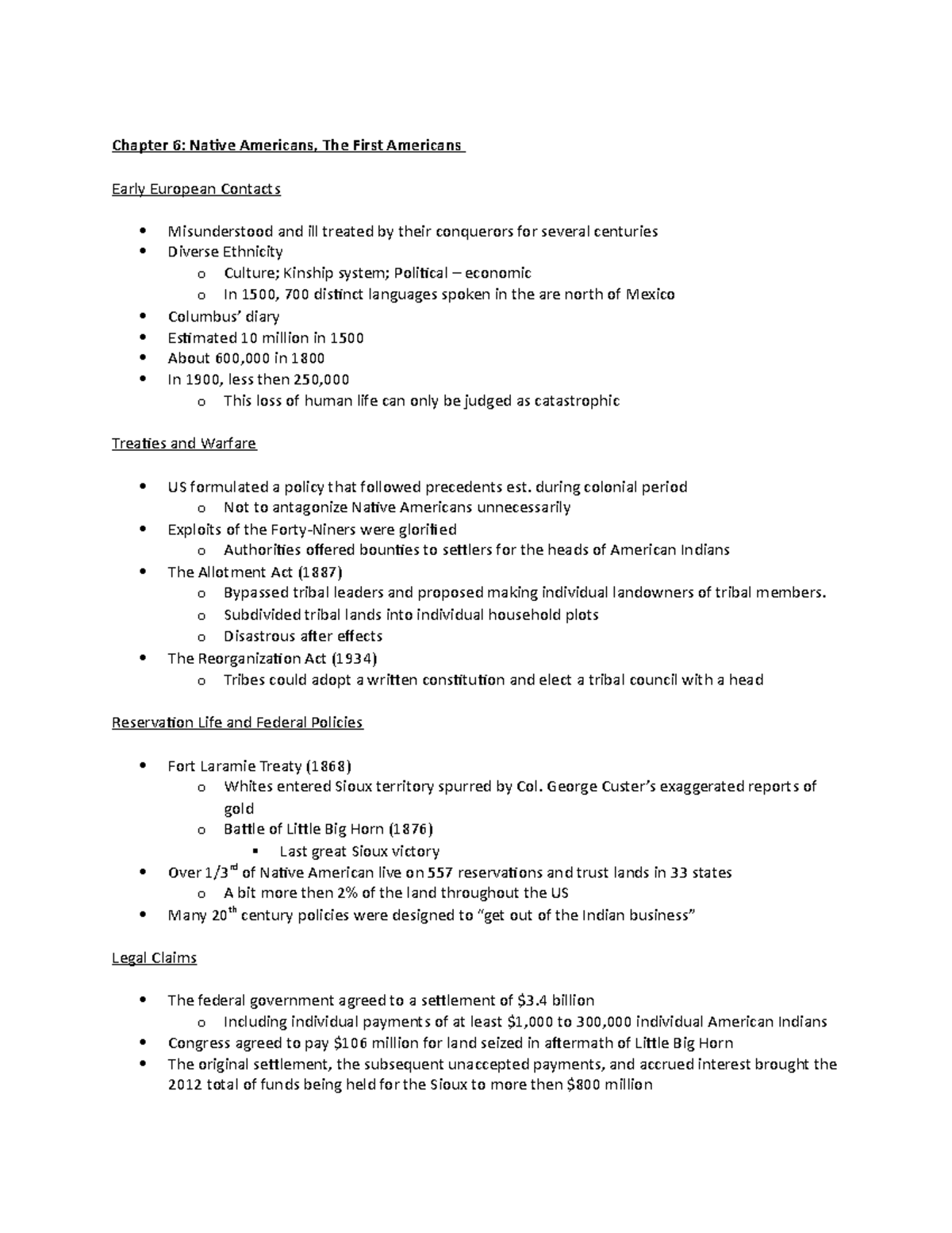 Chapter 6 - Raymond Hall - Chapter 6: Native Americans, The First ...
