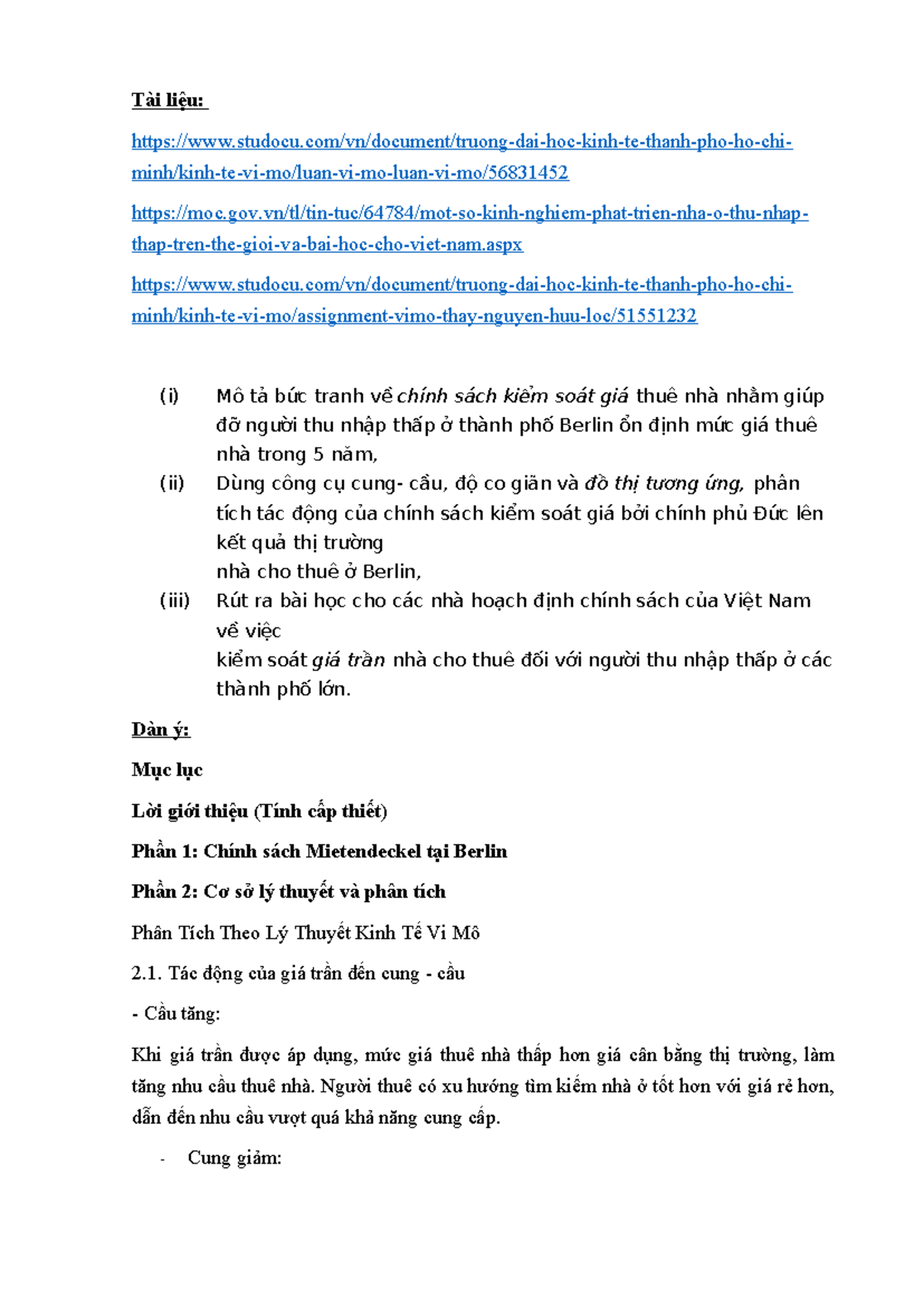 Tài liệu KTVM - Kinh tế vi mô - Tài liệu: - Studocu