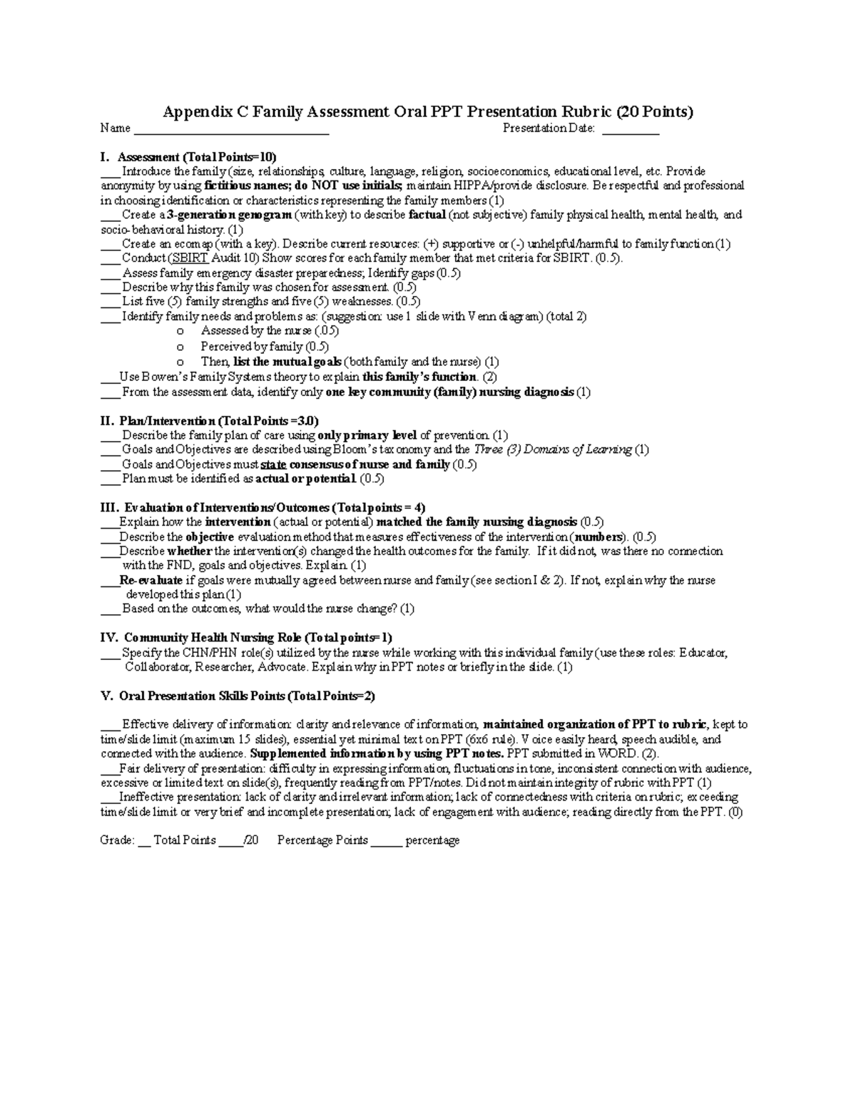 Final Appendix C Family Assessment - Tagged - Appendix C Family ...