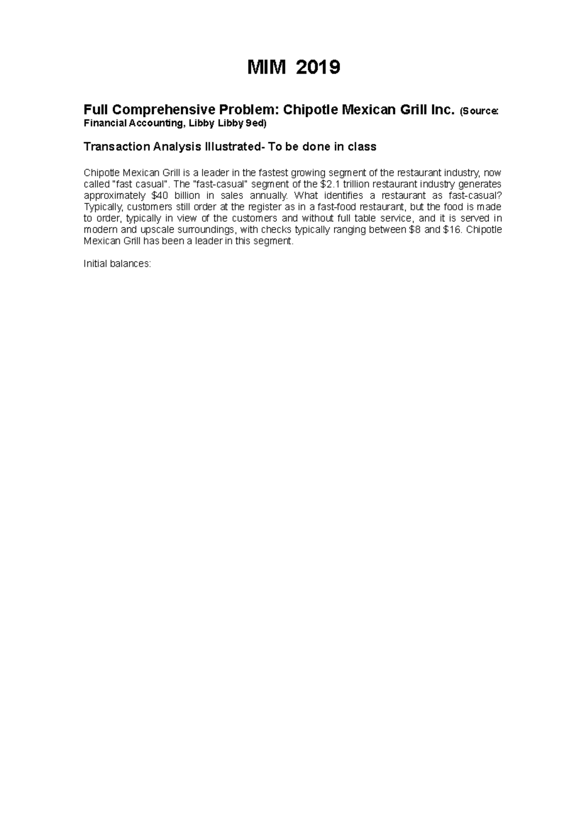 5 MIM FIN ACC Session 5 Chipotlefull Comprehensive Problem (in class ...