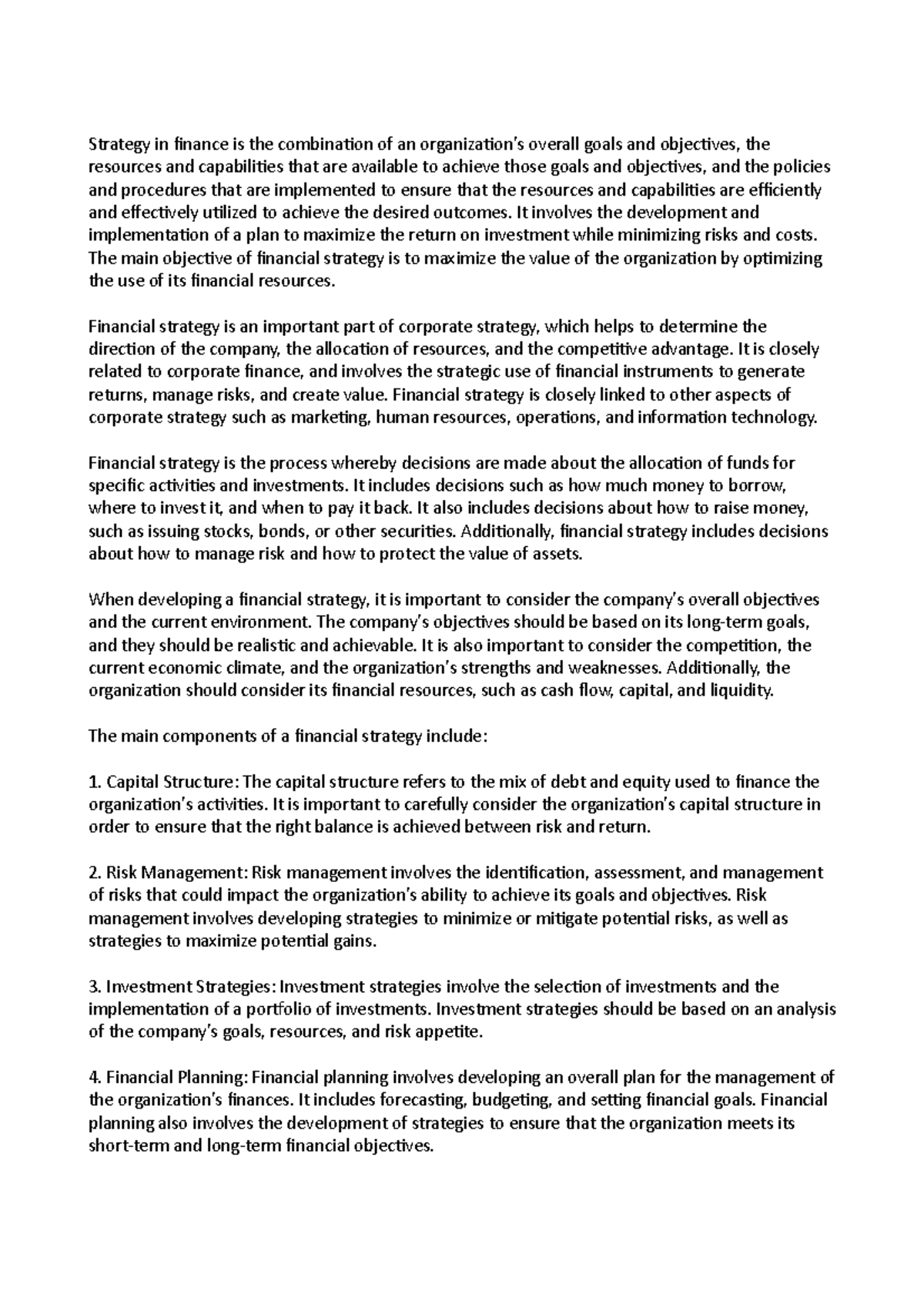 financial-strategy-strategy-in-finance-is-the-combination-of-an