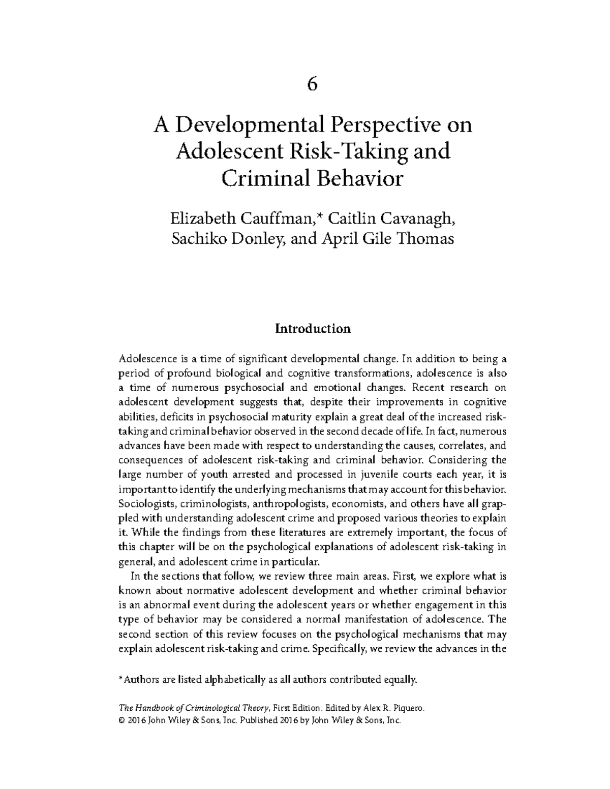 Cauffman et al., 2015 - 6 A Developmental Perspective on Adolescent and ...