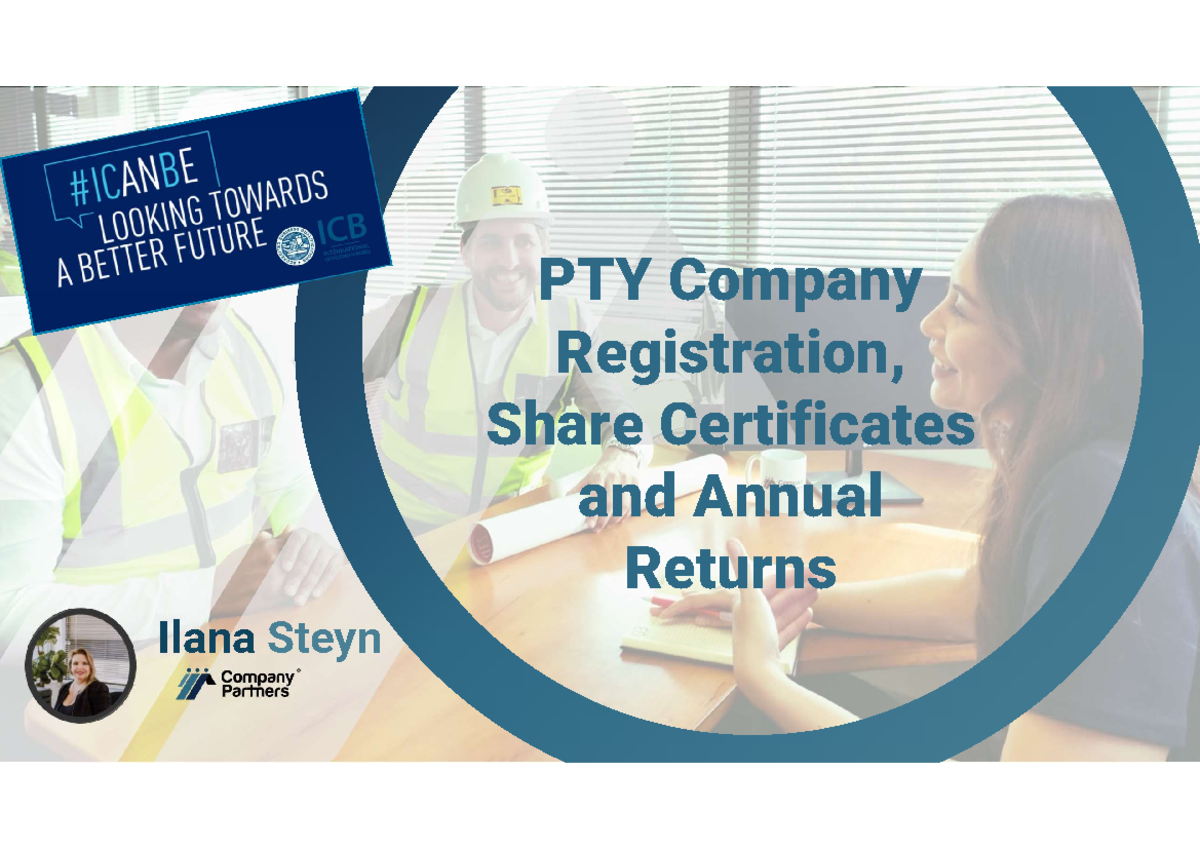 Slides - 15 Feb 2023 - PTY Company registratons share certifiates ...