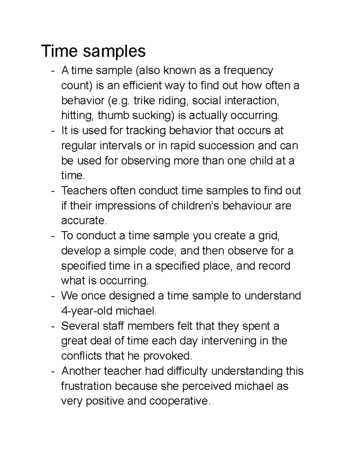 Time samples - Time samples A time sample (also known as a frequency ...