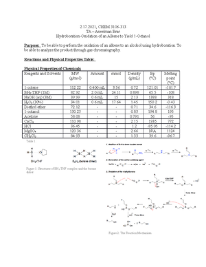 OCHEM Experiment 4 - EXP 4: The Extraction of 1,3,7- trimethylxanthine ...