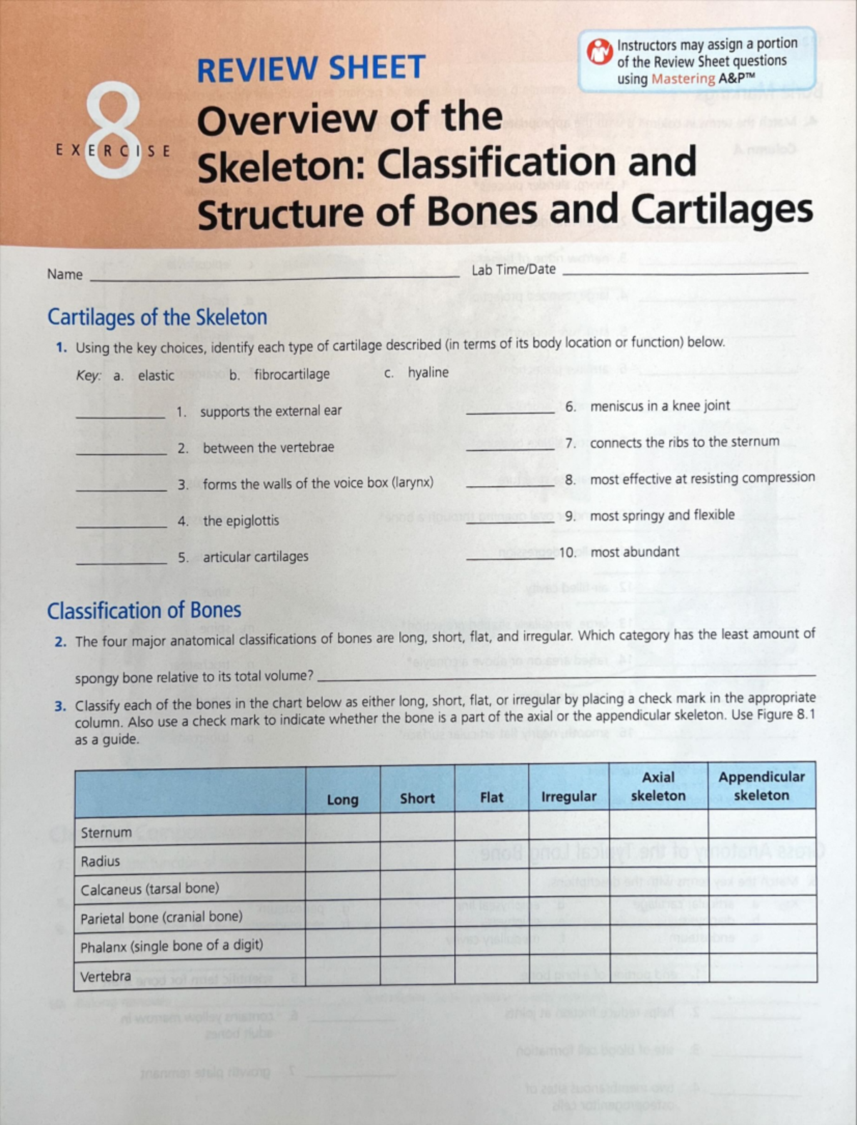 Review sheet 8 pdf - Instructors may assign a portion of the Review Sheet questions using ...
