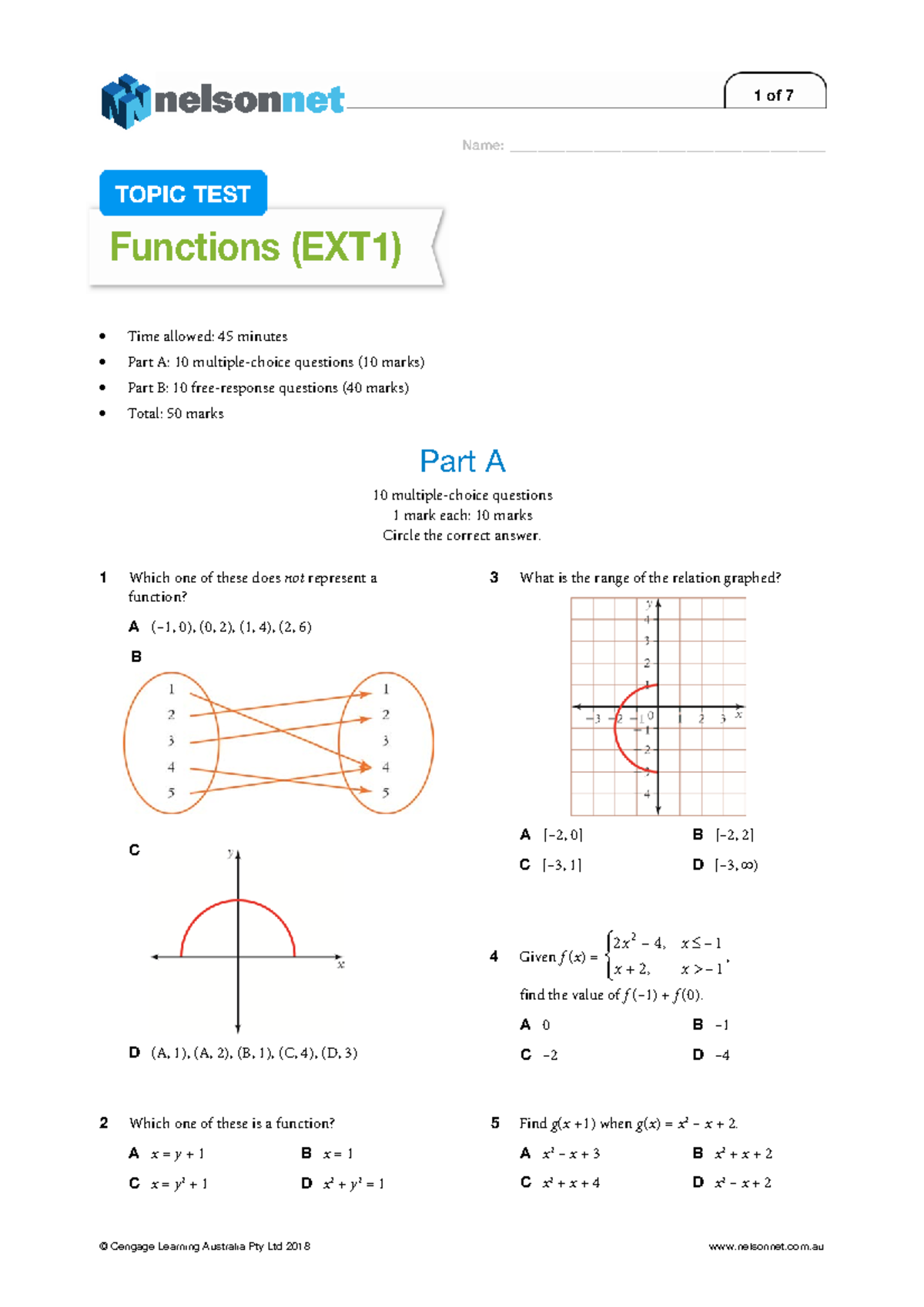 Chapter 4 Topic Test - test - Name ...