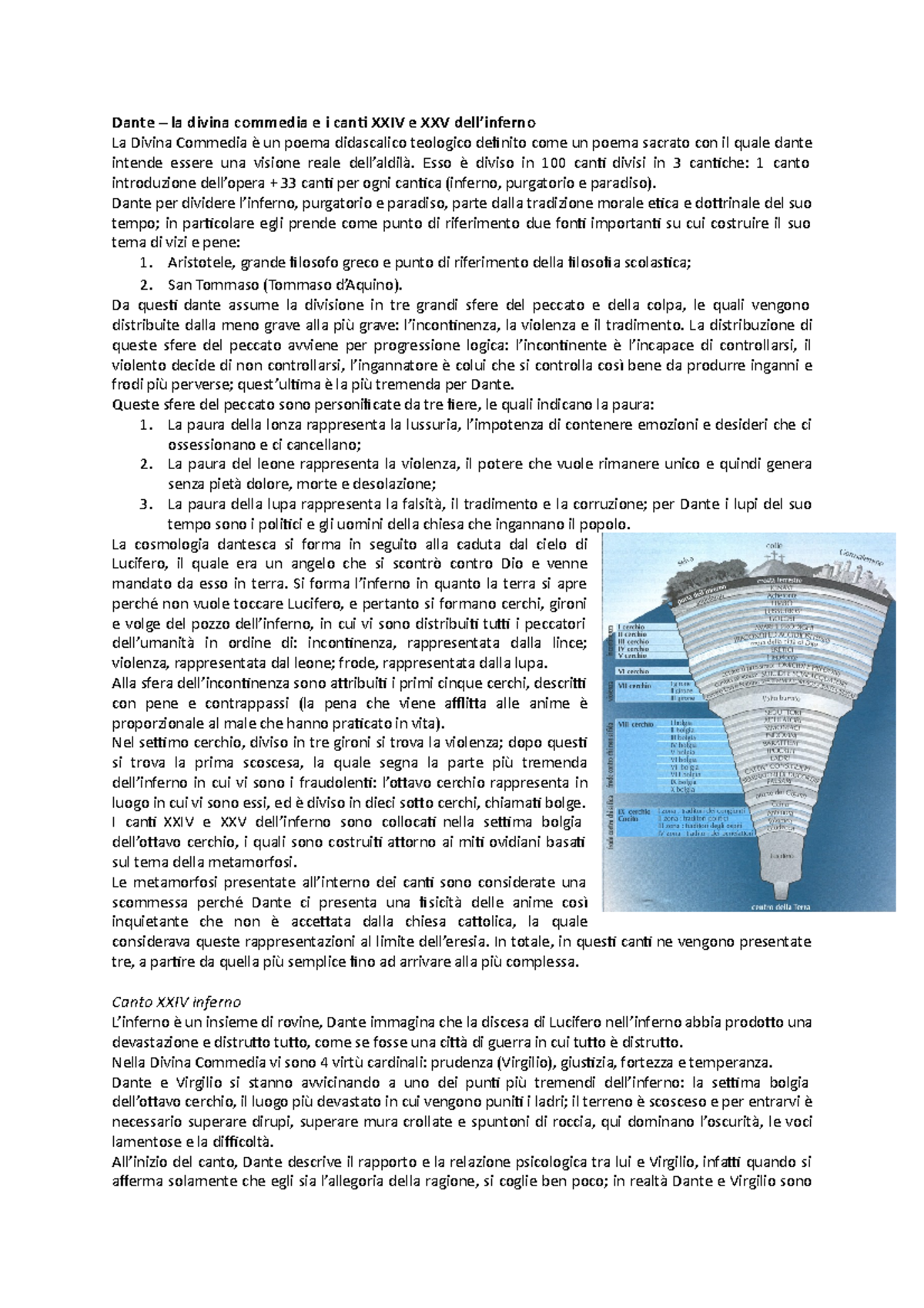 canto XXIV e XXV inferno Dante - Dante – la divina commedia e i canti ...