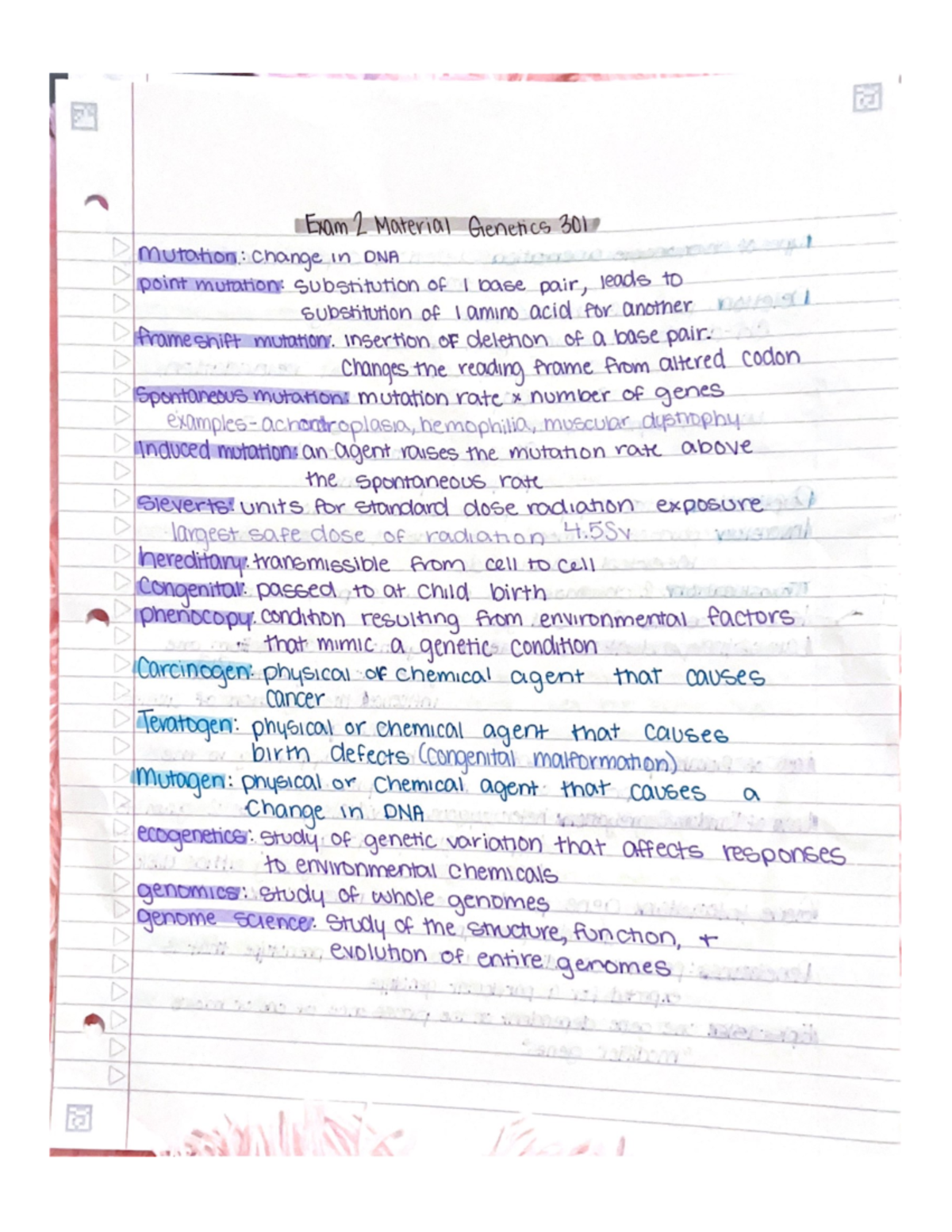 GN 301 exam 2 notes pt1 - review of terms and concepts for exam 2 with ...