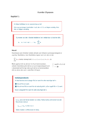 Fullstendig Løsningsforslag Matematikk R1 Kapittel 2 - R1 kapittel 2 Grenseverdier og ...
